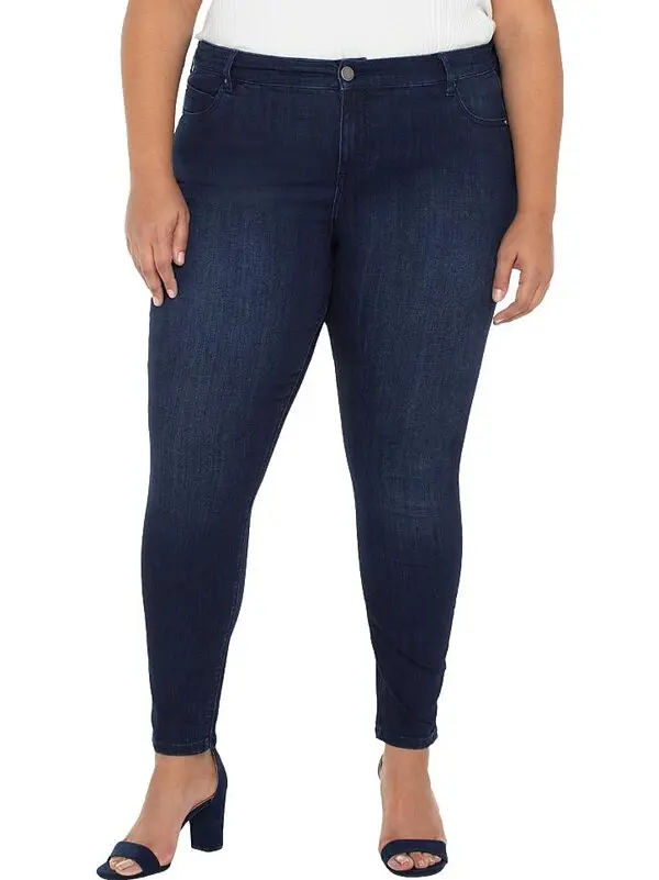 LIVERPOOL Abby High-rise Ankle Skinny Jeans - Lake Forest