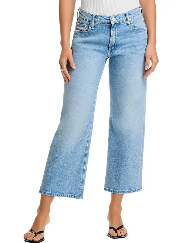 MOTHER Petites Lil Mid Rise Ankle Jeans - Magic School Bus