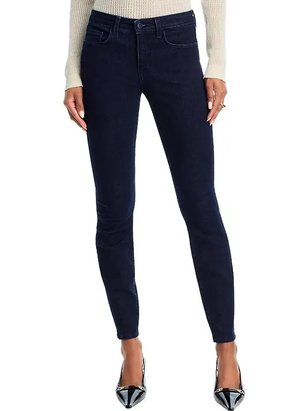 L'Agence Marguerite High-rise Skinny Jeans - Black Ink
