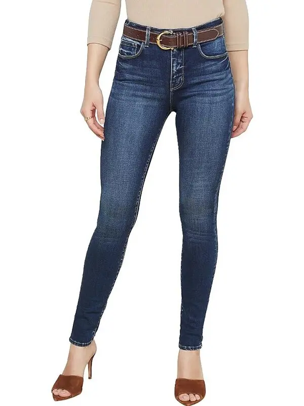 L'Agence Marguerite High-rise Skinny Jeans - Columbia