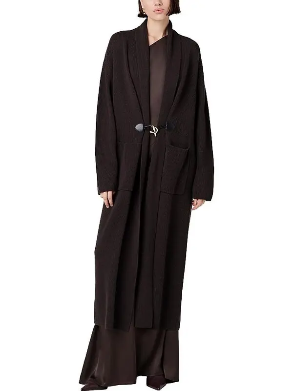 TOCCIN Elsa Long Duster - Espresso