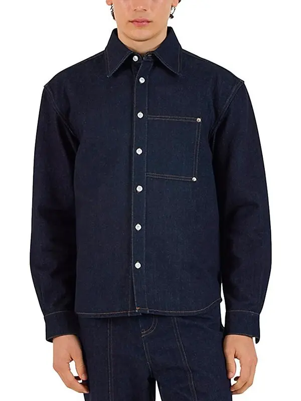KROST Indigo Denim Rivet Shirt - Indigo Wash