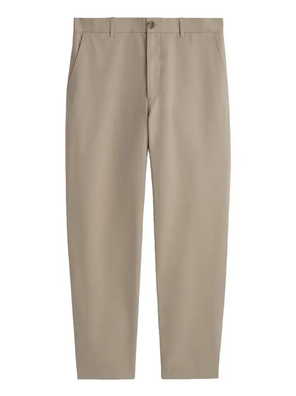 Cos Cotton Straight-leg Chinos - Beige