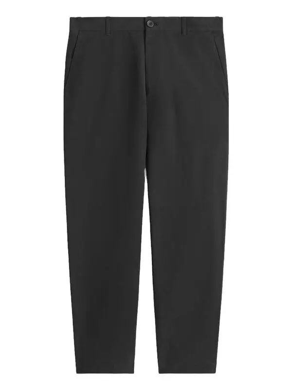 Cos Cotton Straight-leg Chinos - Black
