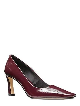 Michael Kors Darrah Crackled Patent Leather Pump - Red