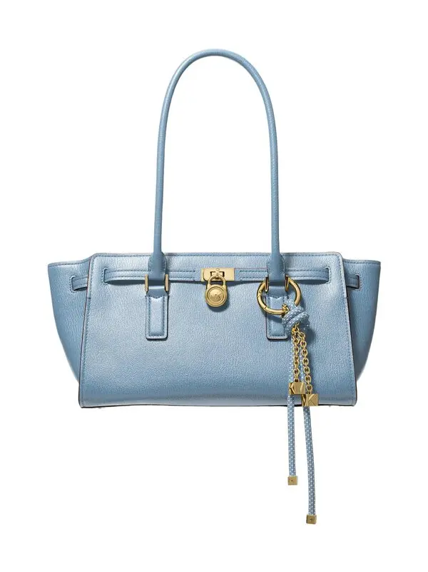 Michael Kors Hamilton Moderne Small Leather Satchel - Black