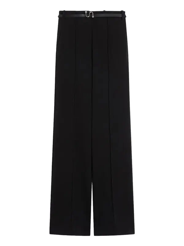 Max Mara High-waisted Flared Trousers - Black