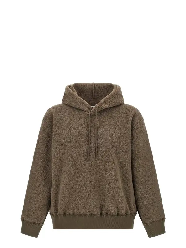 MAISON MARGIELA Fleece Hoodie - Brown