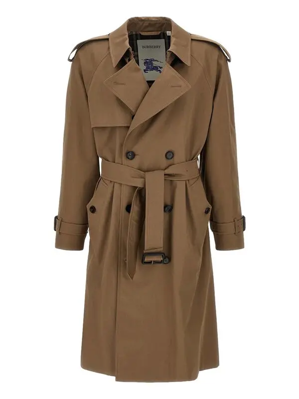 Burberry Chestwood Long Trench Coat - Brown