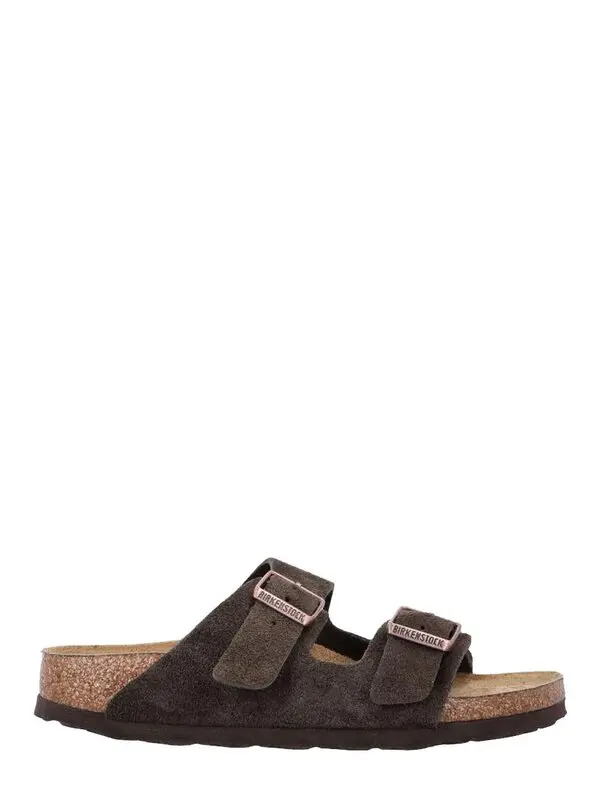 BIRKENSTOCK Suede Arizona Sandals - Mokka