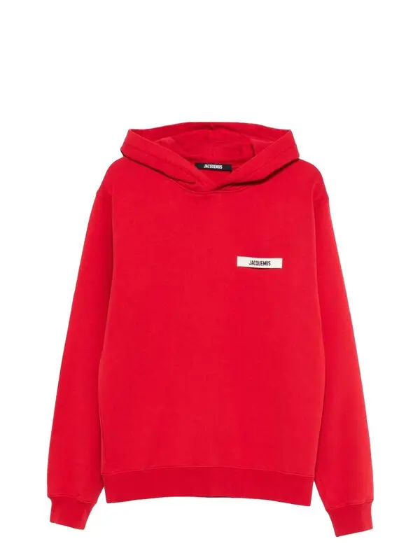 Jacquemus Le Hoodie Grosgrain - Red