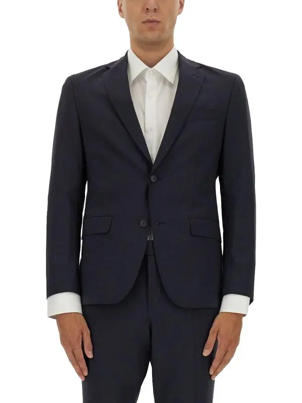 BOSS Slim Fit Suit - Blue