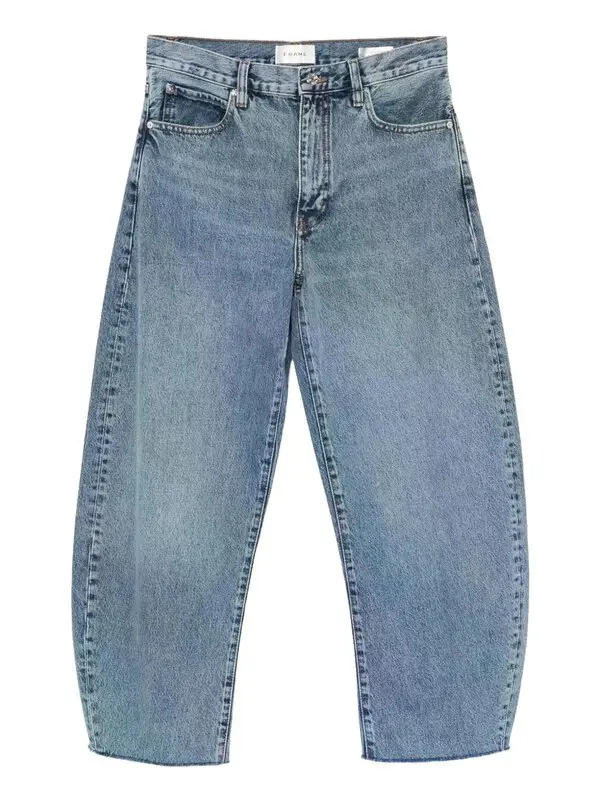 FRAME Bubble Cropped Jeans - Blue