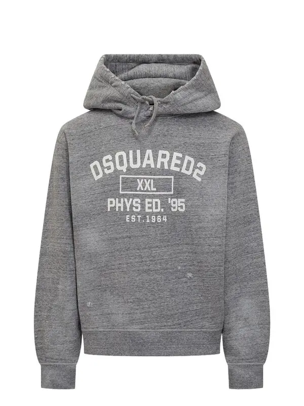 Dsquared2 Cotton Hoodie - Grey