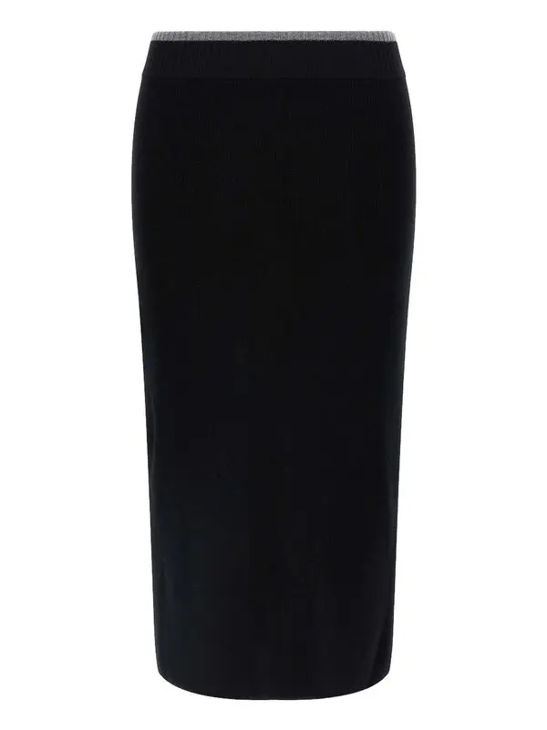 Pinko Nuova Guinea Midi Skirt - Black