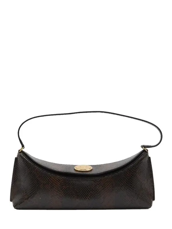 Jacquemus Ovalo Embossed Leather Bag - Brown
