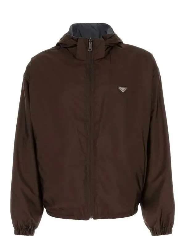 Prada Re-nylon Reversible Jacket - Brown