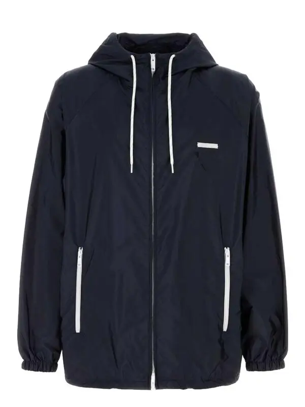 Prada Re-nylon Windbreaker - Blue