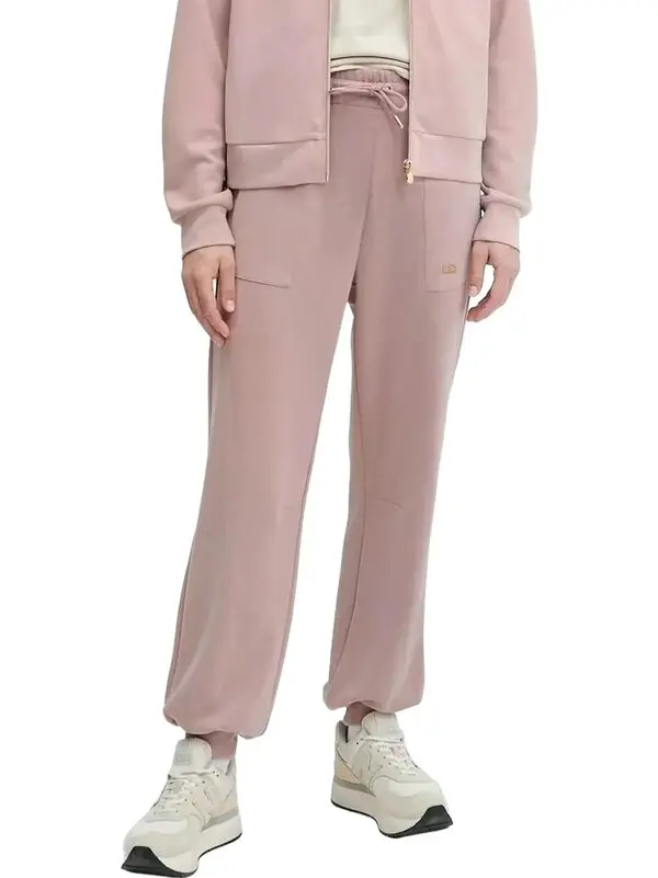 Emporio Armani Logo-plaque Track Pants - Pink