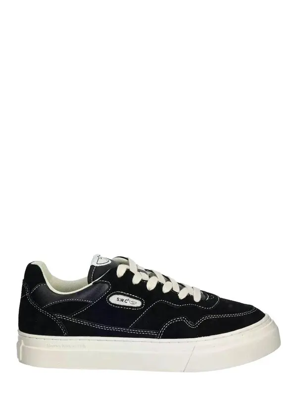 S.W.C STEPNEY WORKERS CLUB Suede Sneakers - Black