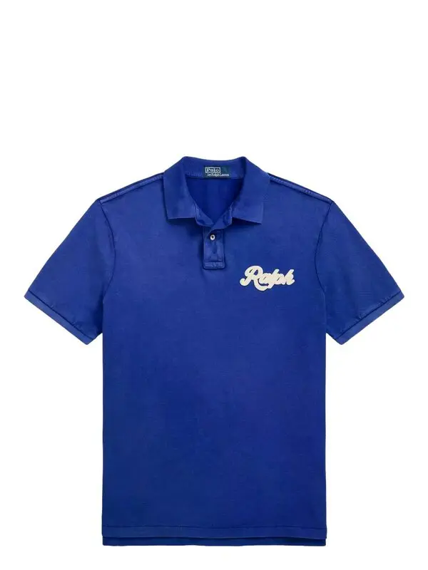 Polo Ralph Lauren Logo-patch Polo Shirt - Blue