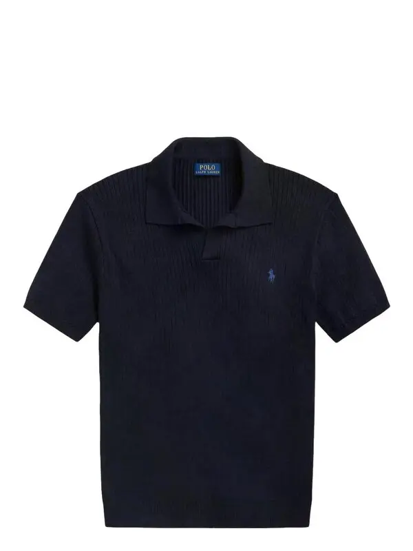 Polo Ralph Lauren Ribbed Short-sleeves T-shirt - Blue