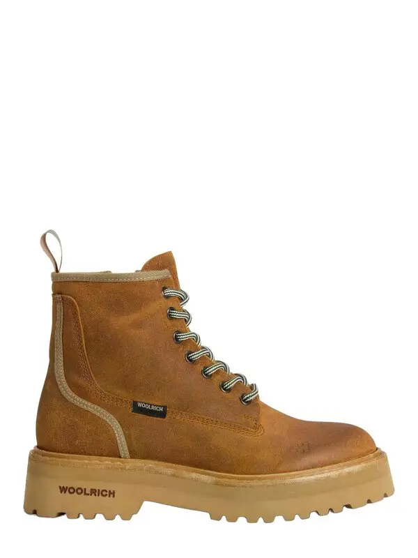 Woolrich Lace-up Platform Boots - Brown