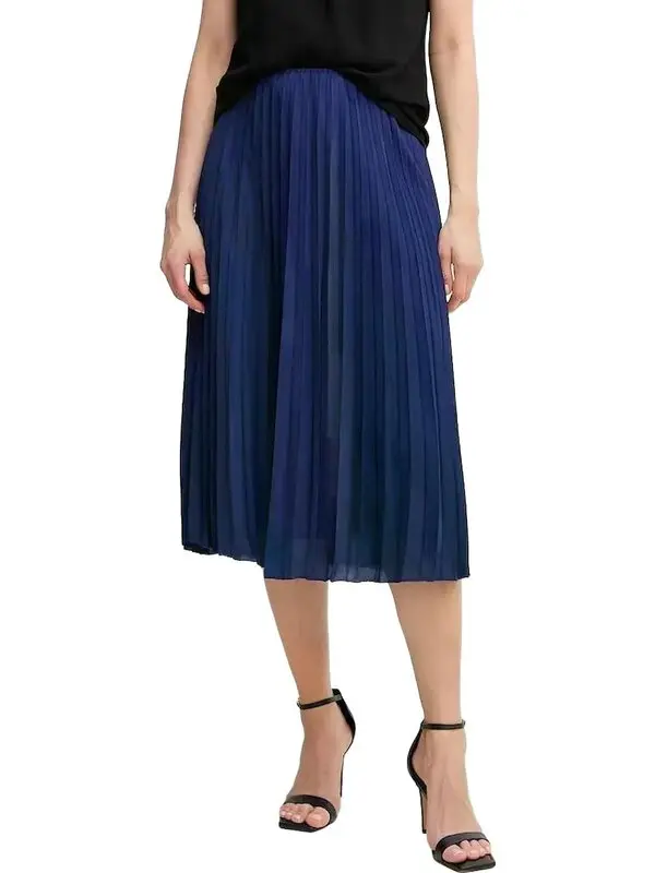 SILVIAN HEACH Pleated Midi Skirt - Blue