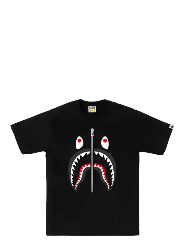 A BATHING APE Shark T-shirt - Black