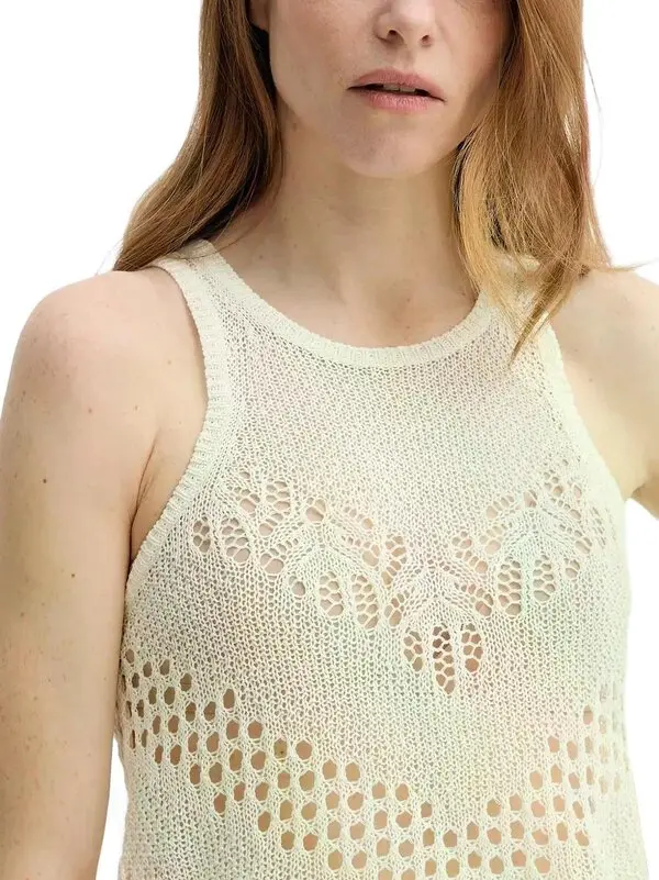 AERON Kismet Open-knit Tank Top - Neutrals