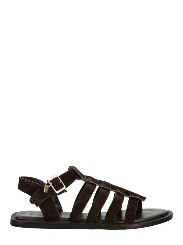 Gant Buckle-fastening Suede Sandals - Brown