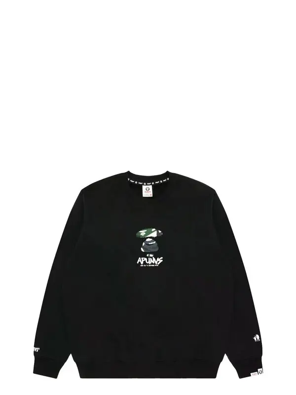 AAPE BY *A BATHING APE® Ape Head-print Sweatshirt - Black