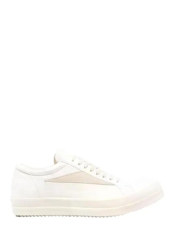 Rick Owens Leather Sneakers - Neutrals