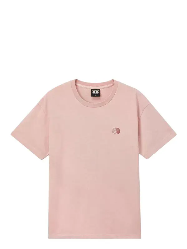 FINGERCROXX Logo-print Cotton T-shirt - Pink