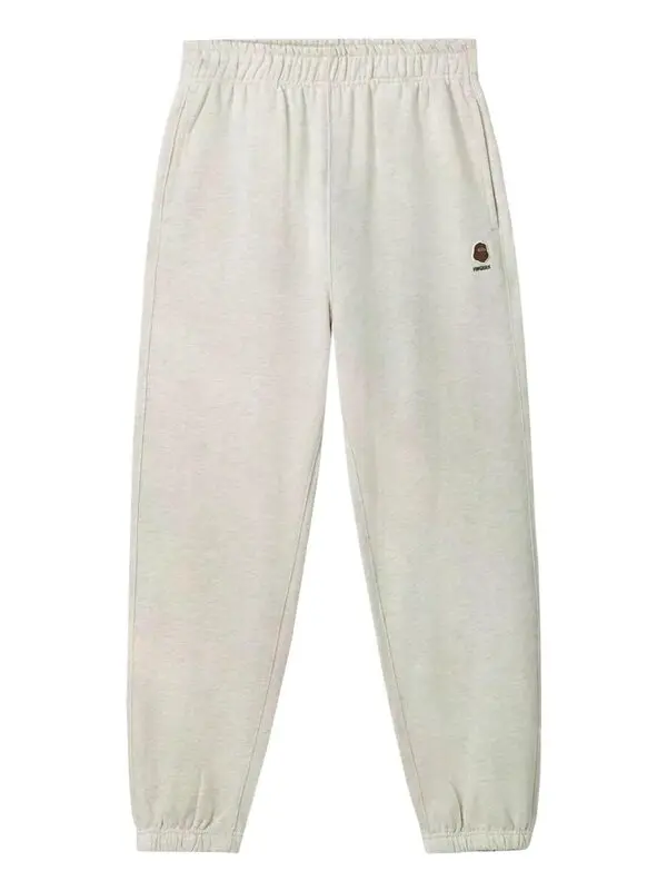 FINGERCROXX Logo-patch Track Pants - Neutrals