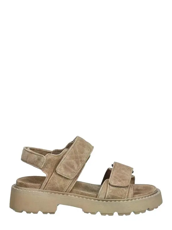 KENNEL&SCHMENGER Quilted Strap Sandals - Neutrals