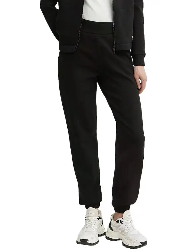 Armani Exchange Elastic-cuff Joggers - Black