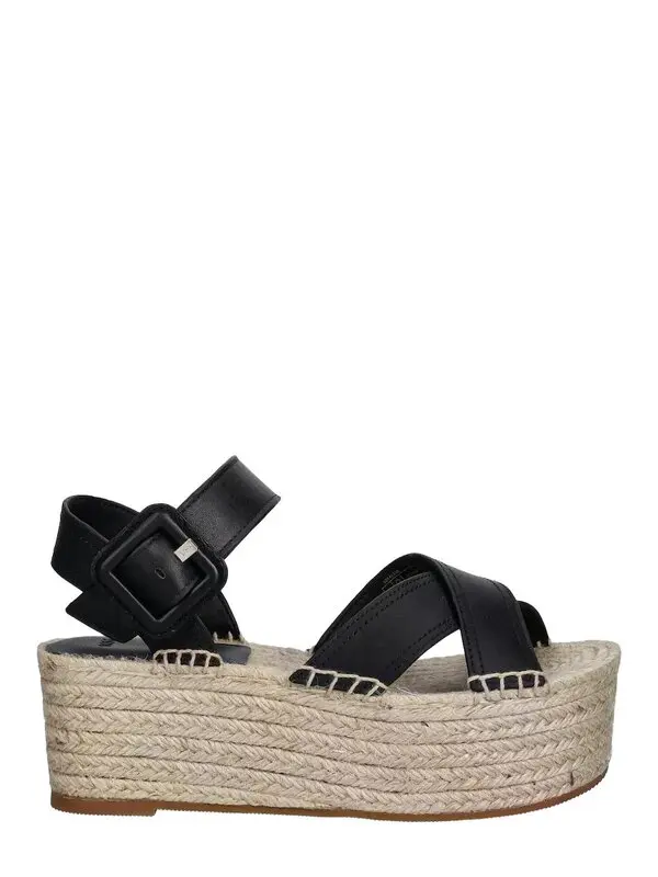 BOSS Cross-strap Espadrilles - Black