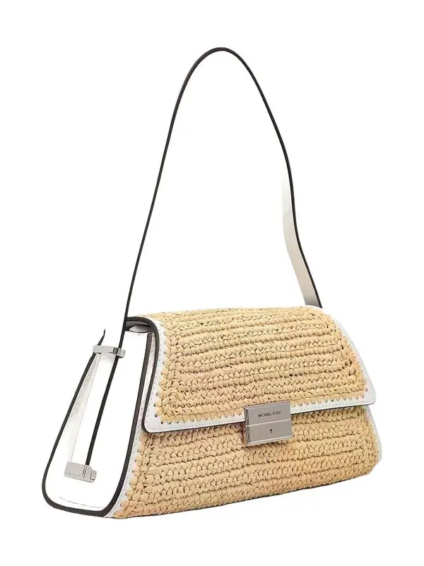 Michael Kors Woven Shoulder Bag - Brown