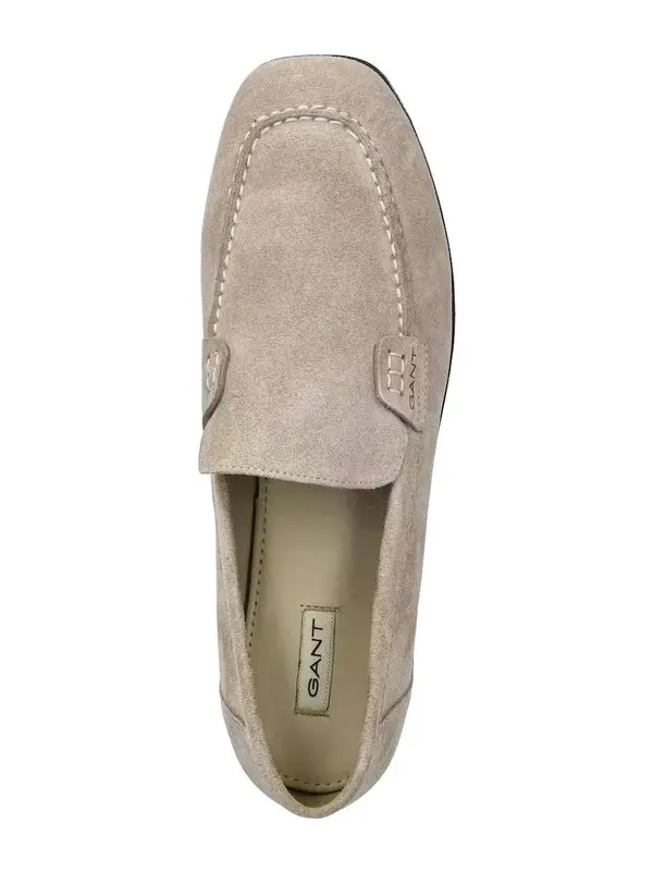 Gant Suede Leather Loafers - Neutrals