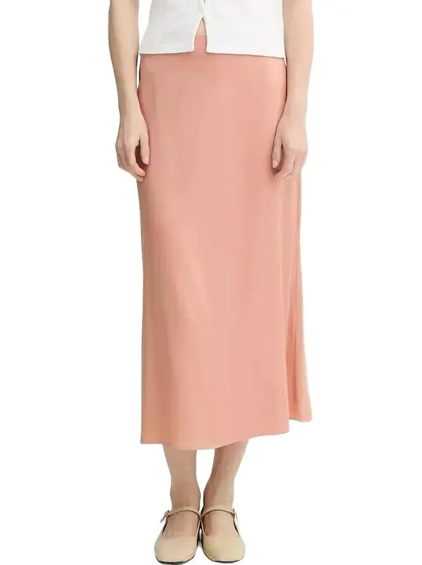 Marc O'polo Bias-cut Midi Straight Skirt - Orange