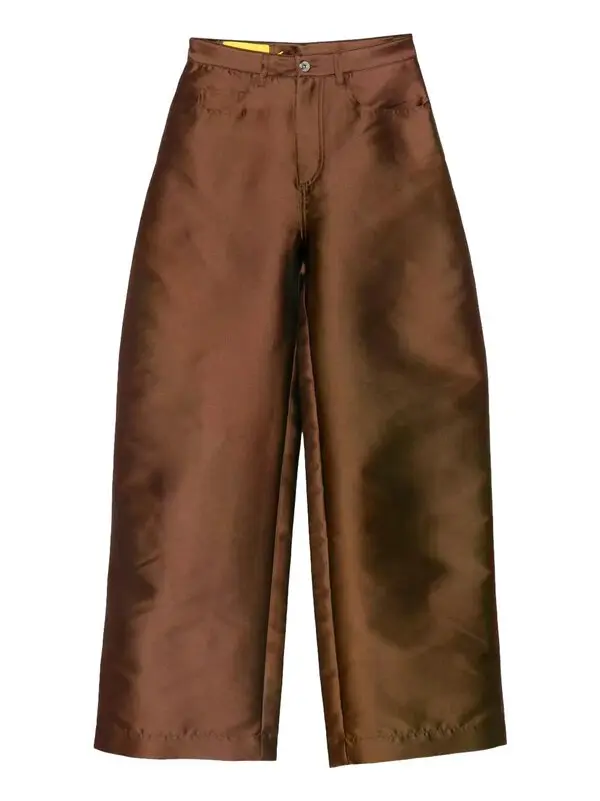 MARQUES' ALMEIDA Mikado Trousers - Brown