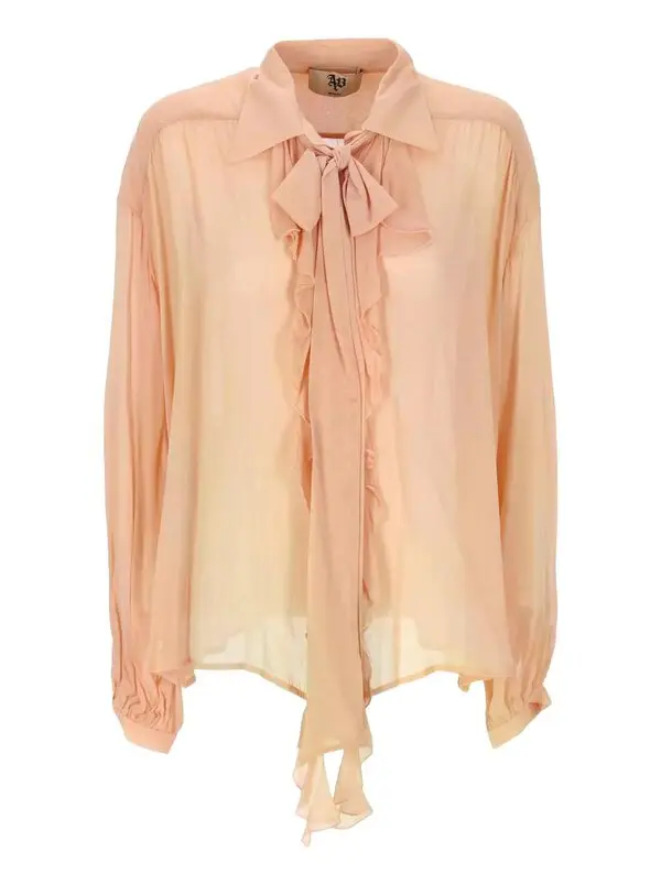 ANIYE BY Ruffled Shirt - Neutrals