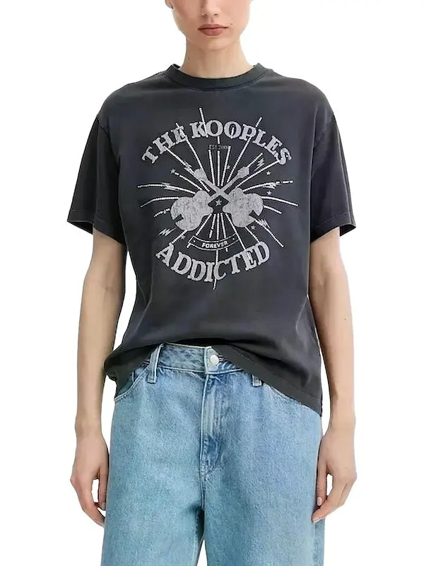 The Kooples Graphic-print T-shirt - Grey