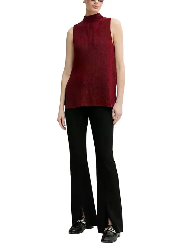 PEDRO DEL HIERRO Ribbed Knit Top - Red