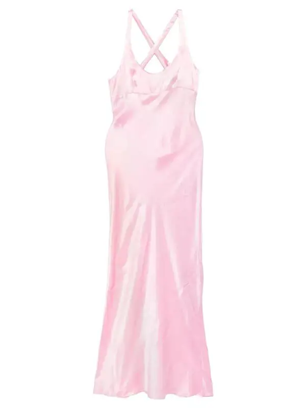 Bec & Bridge Maxina Crossover Dress - Pink