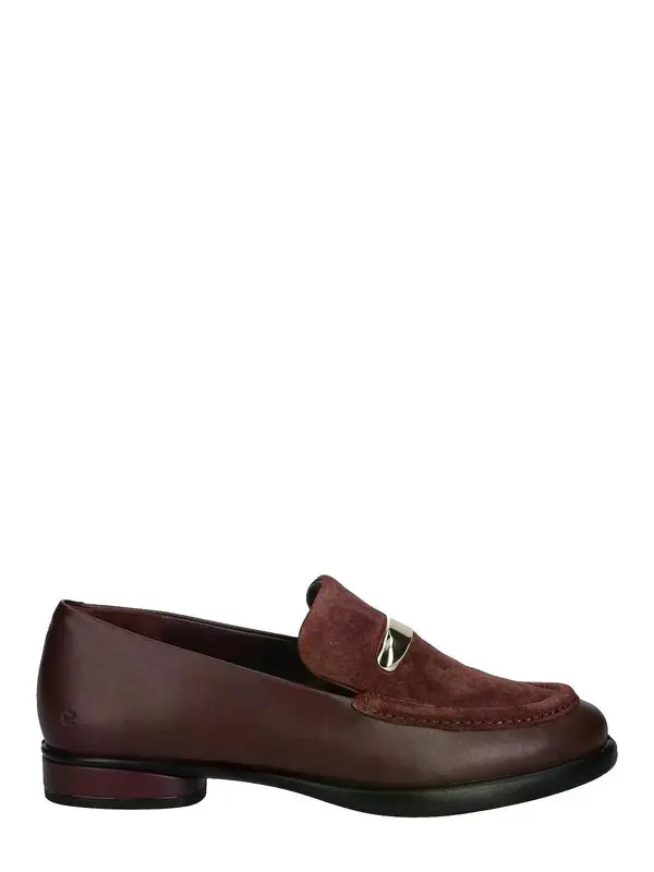 Ecco Suede Loafers - Brown