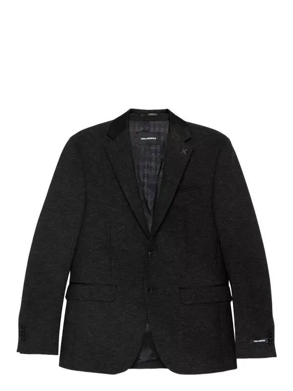 Karl Lagerfeld Rock Three-button Jacket - Black