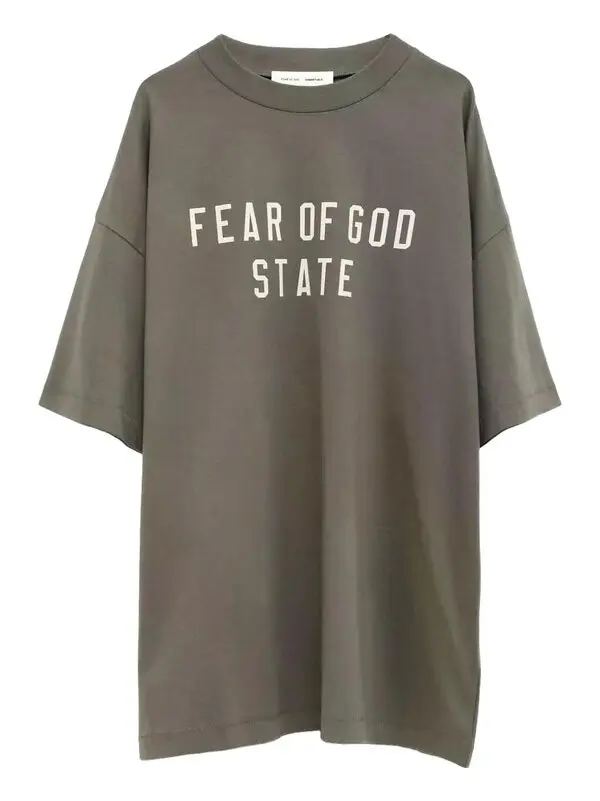 Fear Of God Lettering T-shirt - Grey