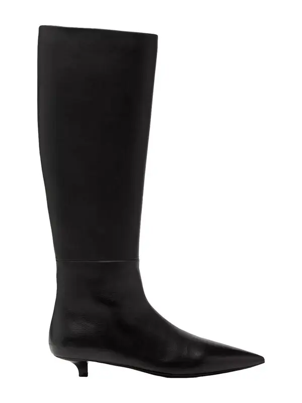 Marsèll Leather Knee-high Boots - Black